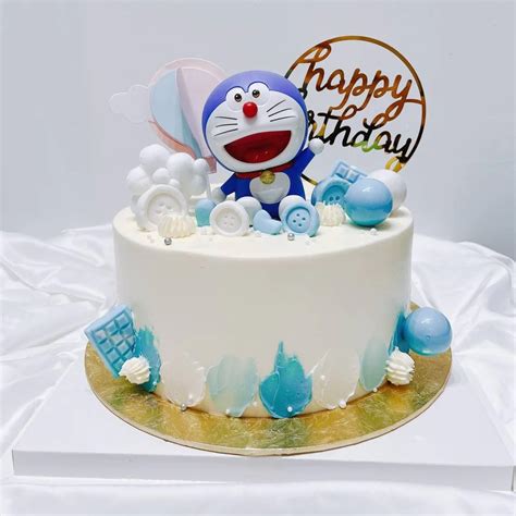 Blue Doraemon Mini Chocolate Cake Best Cake Shop