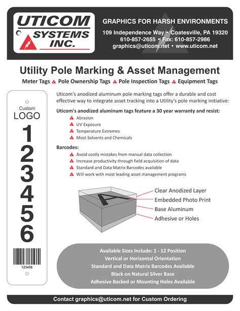 Uticom Asset Id Products Uticom Systems Inc