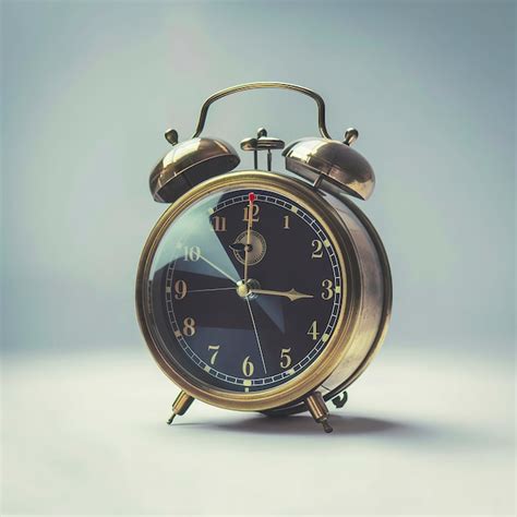 Premium Photo Vintage Classic Alarm Clock Isolated On White Background