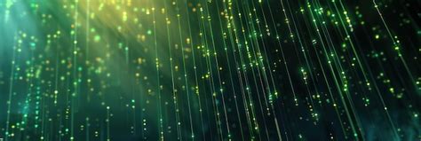 Green Binary Code Data Stream On Digital Technology Background Background For Technological