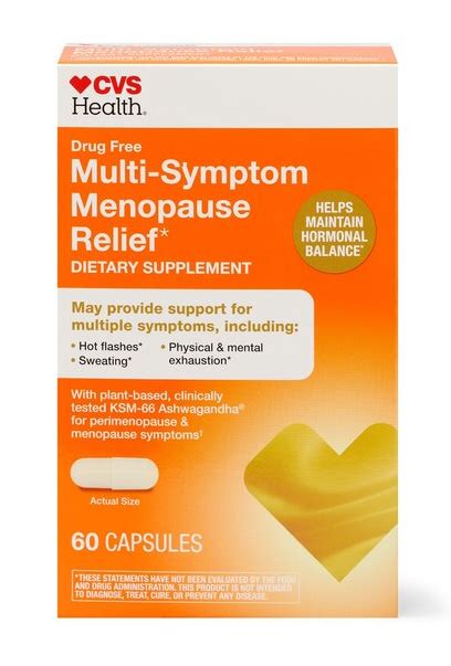 Cvs Health Multi Symptom Menopause Relief Suppco