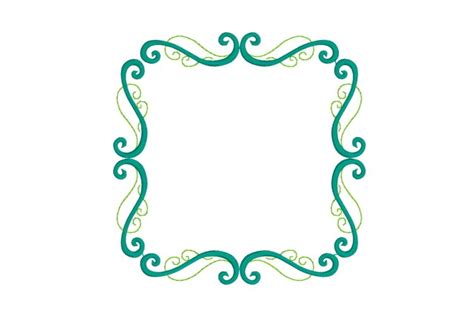 Simple Scroll Frame Clip Art