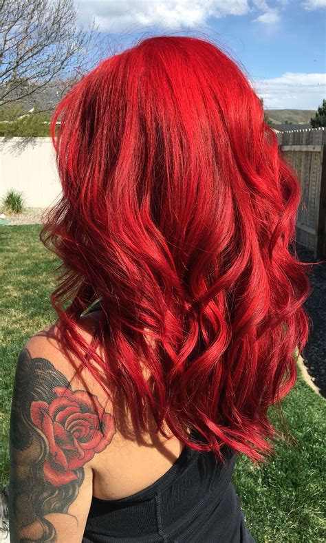 2ksmp29 Bright Red Hair Ideas Red Vibrant Hair
