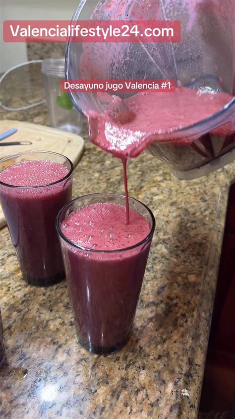 Jugo Valencia Receta Deliciosa Y Saludable Tiktok