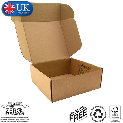 32 X 32 X 5cm Cardboard Postal Boxes Lil Packaging Lil Packaging E Commerce Packaging