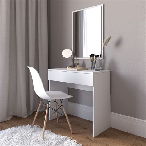 Туалетний столик Vays з видвижною шухлядою D 3 ціна 1799 ₴ купити на Prom Ua Україна Біла