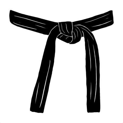 Black Belt Karate Taekwondo Jiujitsu Judo 44177982 Vector Art At Vecteezy