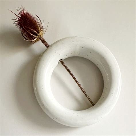 Large Donut Wall Vase Metz Made