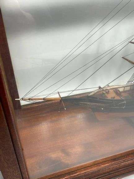 Antique Flora Temple Ship Model Made By Nils Sjoberg Dixons