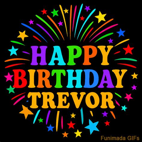 Happy Birthday Trevor Fireworks  Download On