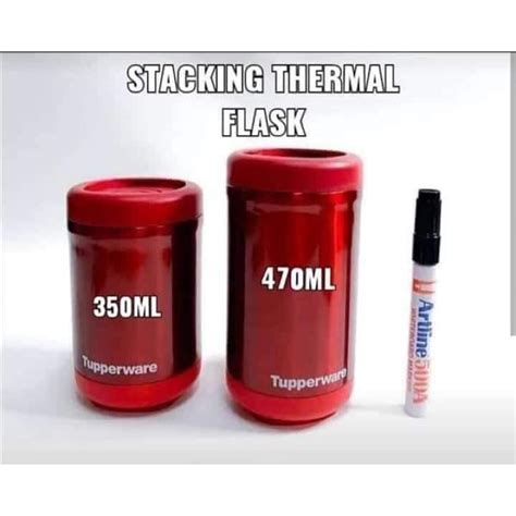 Tupperware Stacking Thermal Flask 1 470ml Shopee Malaysia