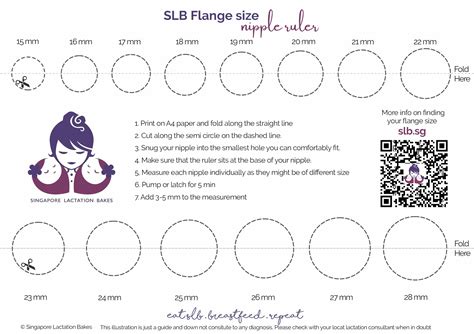 Nipple Flange Size Chart Printable Free Printable