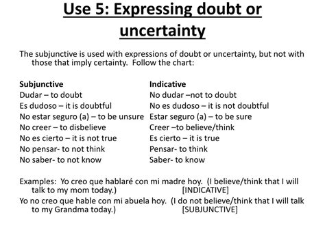 Ppt Present Subjunctive Spanish 3 Chapters 2 3 Powerpoint