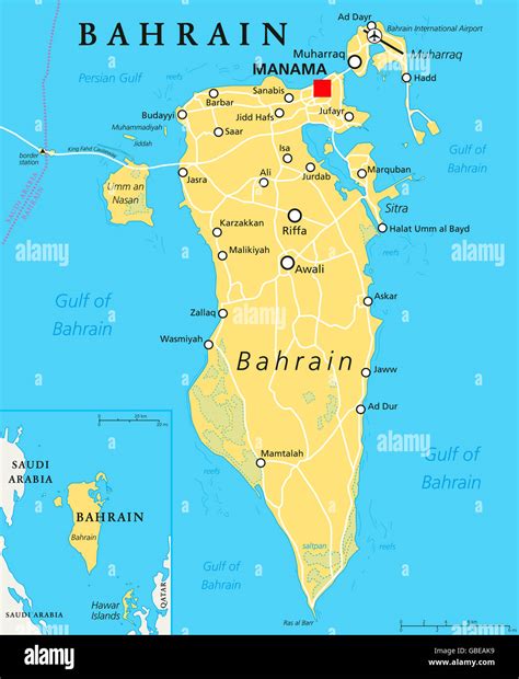 Bahrain Map