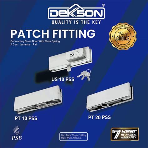 Jual Patch Fitting Dekkson Pt 10 Pt 20 Us 10 Silinder Dekkson Komplit