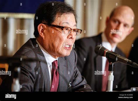 Michael Thomas Cucek And Takao Toshikawa At The Foreign Correspondants Club Japan In Tokyo On