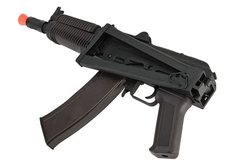 Cyma Standard Stamped Metal Ak74u Airsoft Aeg Rifle W Folding Stock A