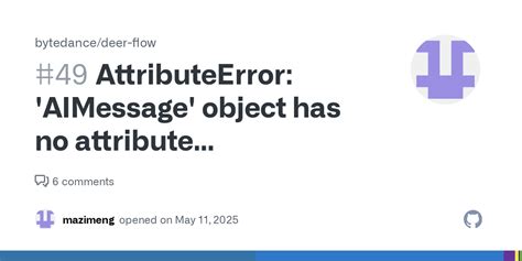 Attributeerror Aimessage Object Has No Attribute Toolcallchunks · Issue 49 · Bytedance