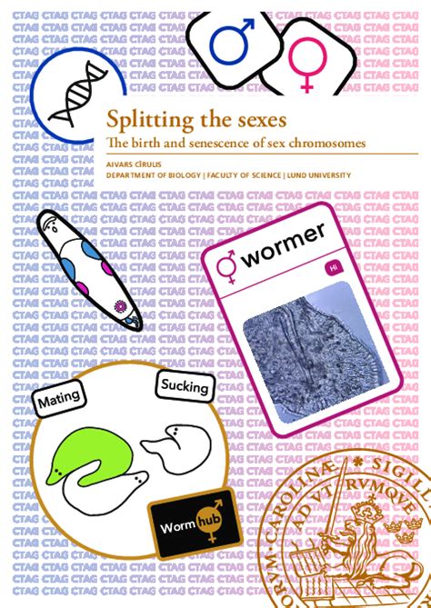 Pdf Splitting The Sexes The Birth And Senescence Of Sex Chromosomes