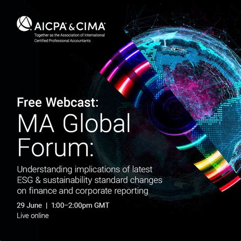 Join Industry Experts For An In Depth Look At Esg And Its Impact On Cima