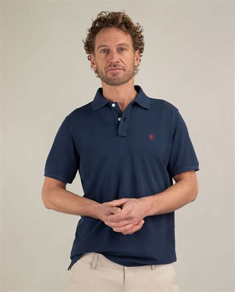 El Ganso® Navy Piqué Polo