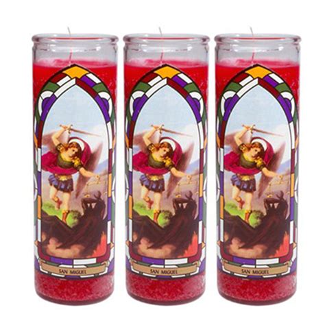 Catholic Male Saint 7 Day Glass Church Candles Church Candles And 7