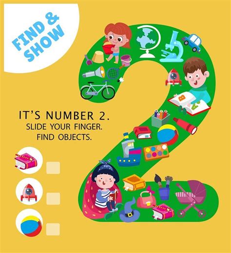 Learn Numbers 1 9 Puzzle Game стоковая векторная графика без