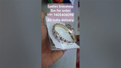 Ladies Bracelates Limited Stock Dm For Order 7405408298 Youtube