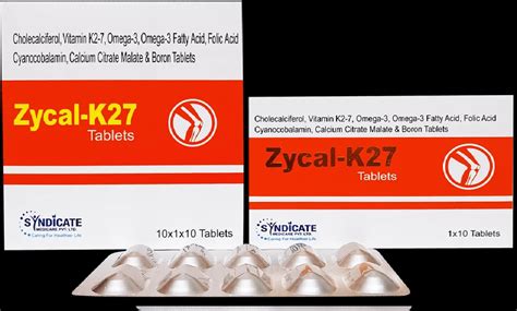 Zycal K2 7 Tablet At Best Price In New Delhi Id 2853231989691