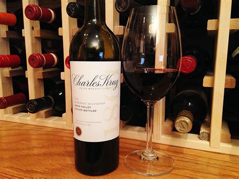 Charles Krug Napa Valley Estate Bottled Cabernet Sauvignon 2012 Gus