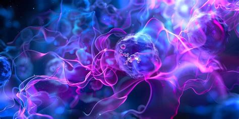 Examining A Human Cell Nucleus Organelles And Cellular Membrane Under