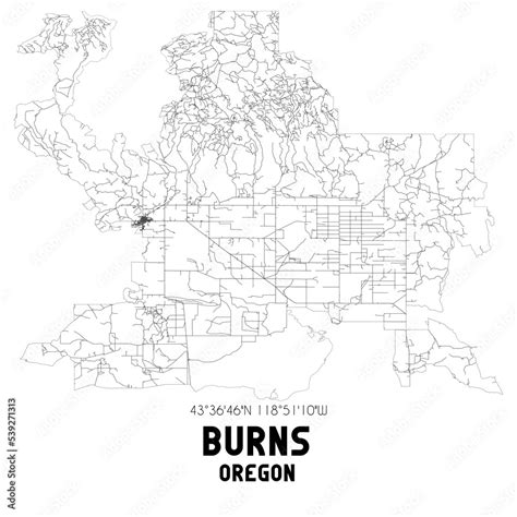 Burns Oregon Area Map At Lauren Murphy Blog