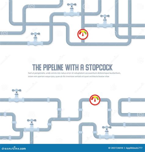 Pipelines Background Concept For Marketing And Advertising Vector