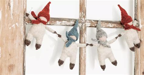 Sticka Juldekorationer Till Hemmet Gratis Stickmönster Allas