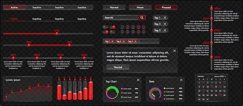 Premium Vector The Picture Shows A Modern Interface For A Website Or