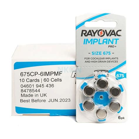 Bateria Auditiva Implante Coclear Pro 675 Rayovac Drogasil Drogasil
