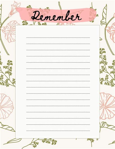 Reminders List Digital Download Etsy Digital Download Etsy