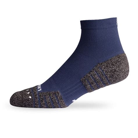 Lightfeet Performance Unisex Quarter Length Socks Navy Blue Rundna