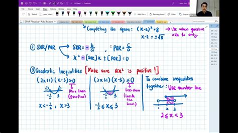 spm kssm add math form 4 chapter 2 quadratic function whole chapter