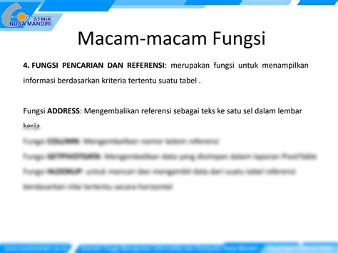 Solution Ms Excel Macam Macam Fungsi Studypool
