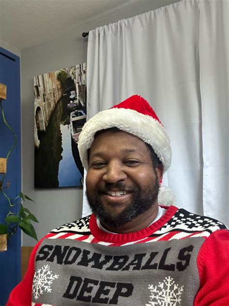 Why Am I Wearing A Christmas Sweater Well Get To That In A Sec But