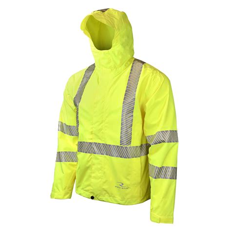 Radians Lightweight Class 3 Waterproof Rain Jacket Rw11 3zgr Jendco