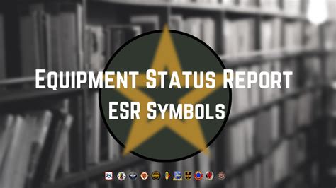 Equipment Status Report Esr Pt 3 Youtube