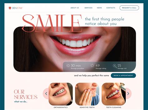 Dentonic Dental Clinic By Eu4rik On Dribbble