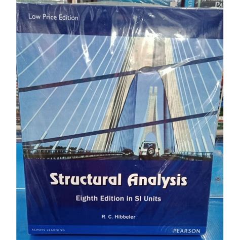 Structural Analysis Eight Ed In Si Units By Hibbeler Shopee Philippines