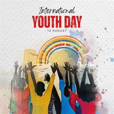 International Youth Day Premium Ai Generated Psd