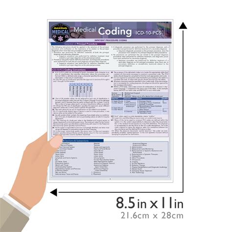 Quickstudy Medical Coding Icd 10 Pcs Laminated Reference Guide