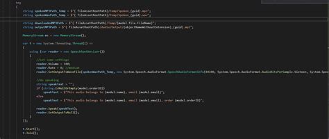 C Speechsynthesizer Not Working After Publish On Azure Web App