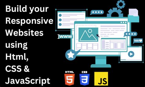 Design Responsive Website Using Html Css And Javascript By Sshahin Fiverr
