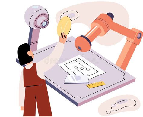 Smart Manufacturing Process At Production Industry Engineer Works With